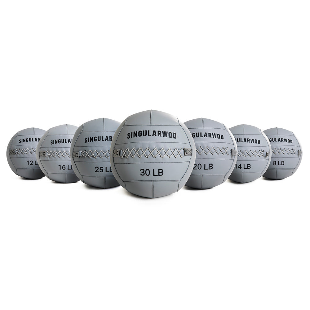 Balón Medicinal Gris SW – Slamball para Cross y Funcional | SINGULARWOD