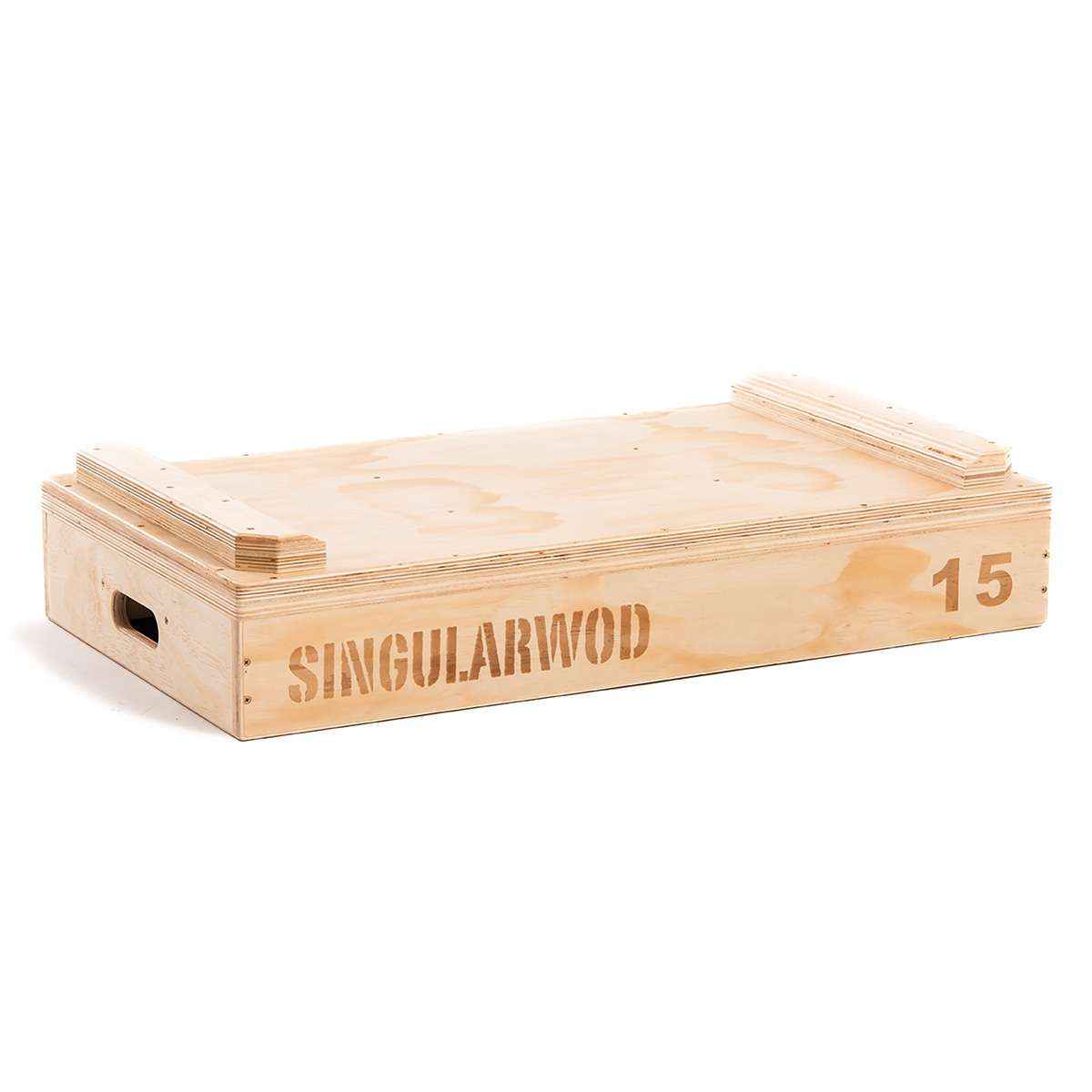 SINGULARWOD Cajón de Jerk Elite Halterofilia 15 cm. Cajon Pliometrico ...
